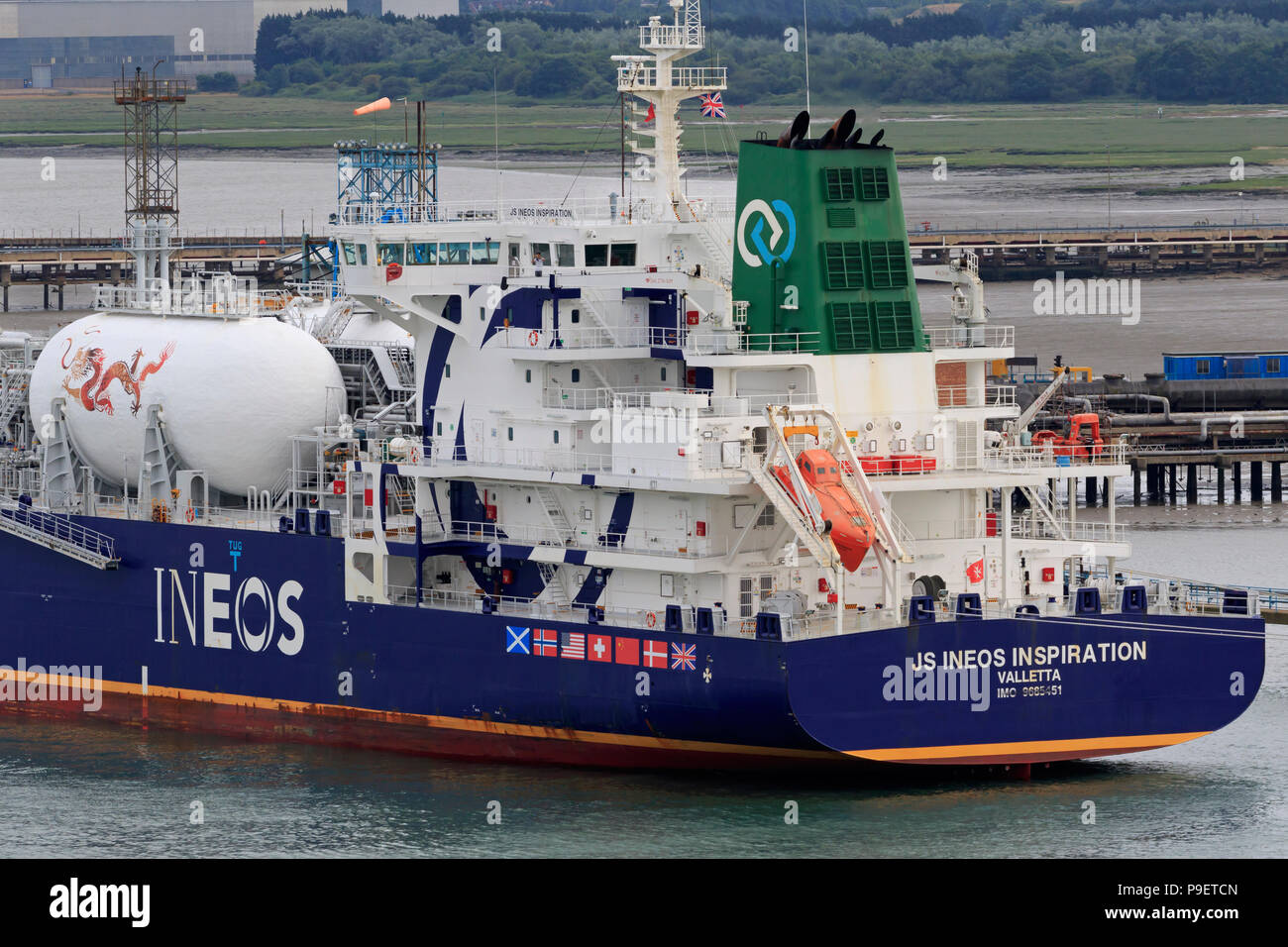 Shale Gas Tanker, Port of Southampton, Hampshire, England, United ...