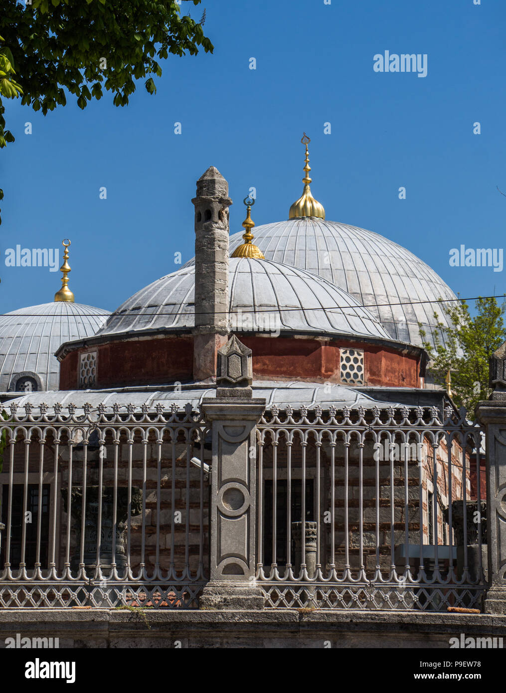 Outer view of dome in Ottoman architecture in, Istanbul, Turkey Stock ...