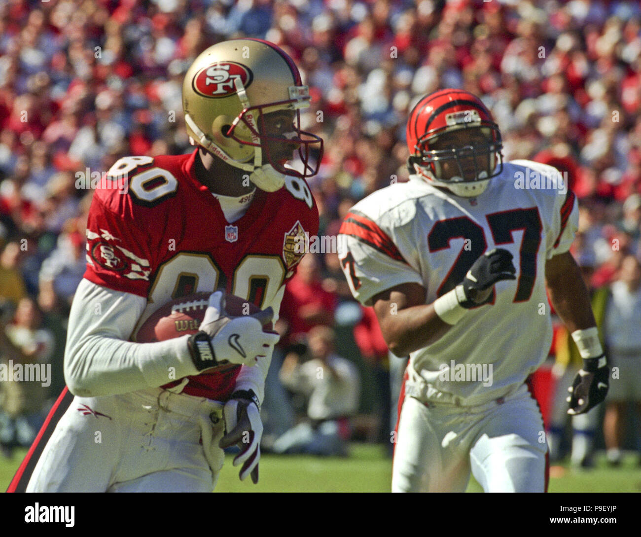 Jerry rice 1996 hi-res stock photography and images - Alamy