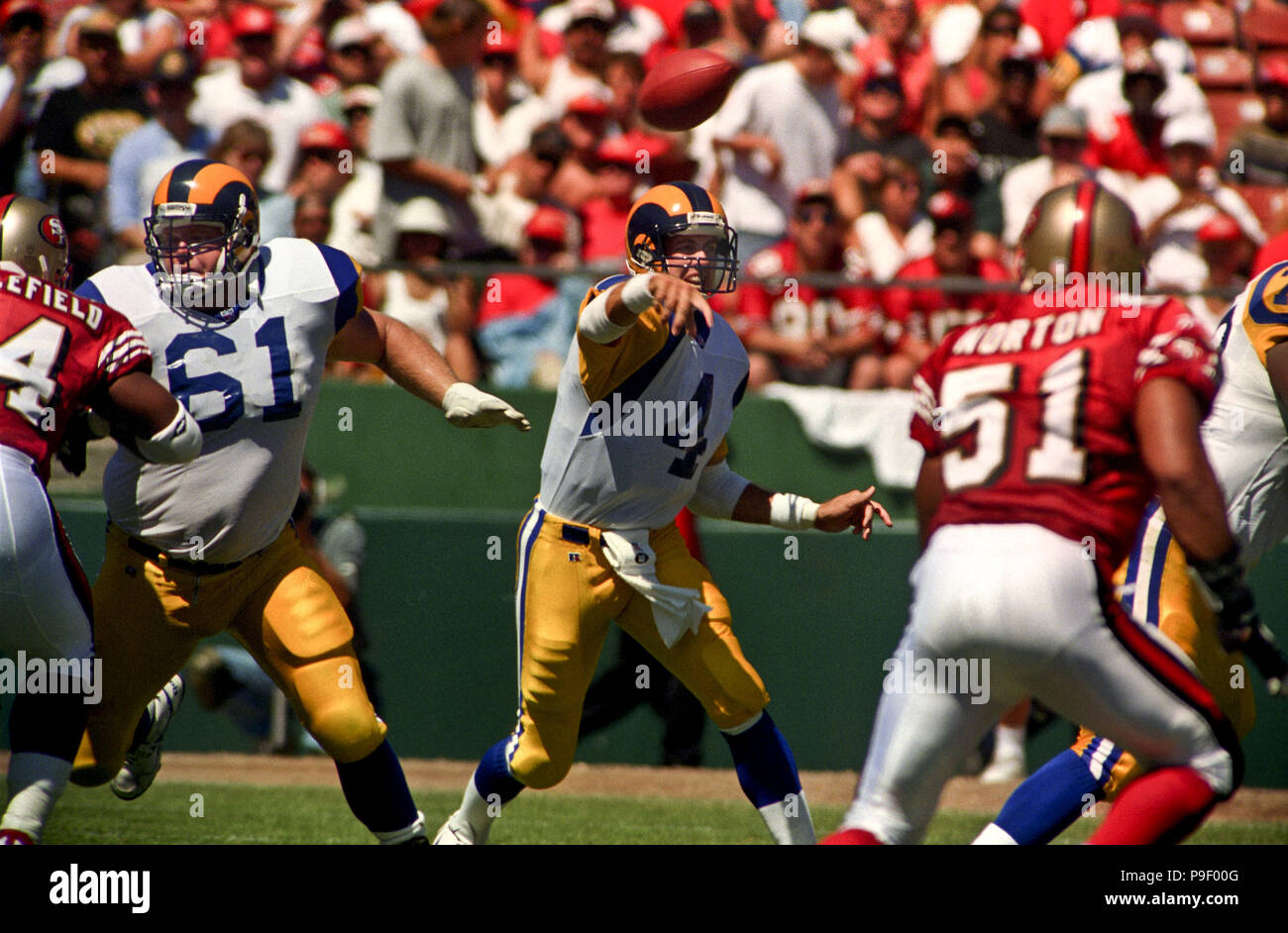 San Francisco, California, USA. 8th Sep, 1996. San Francisco 49ers vs ...