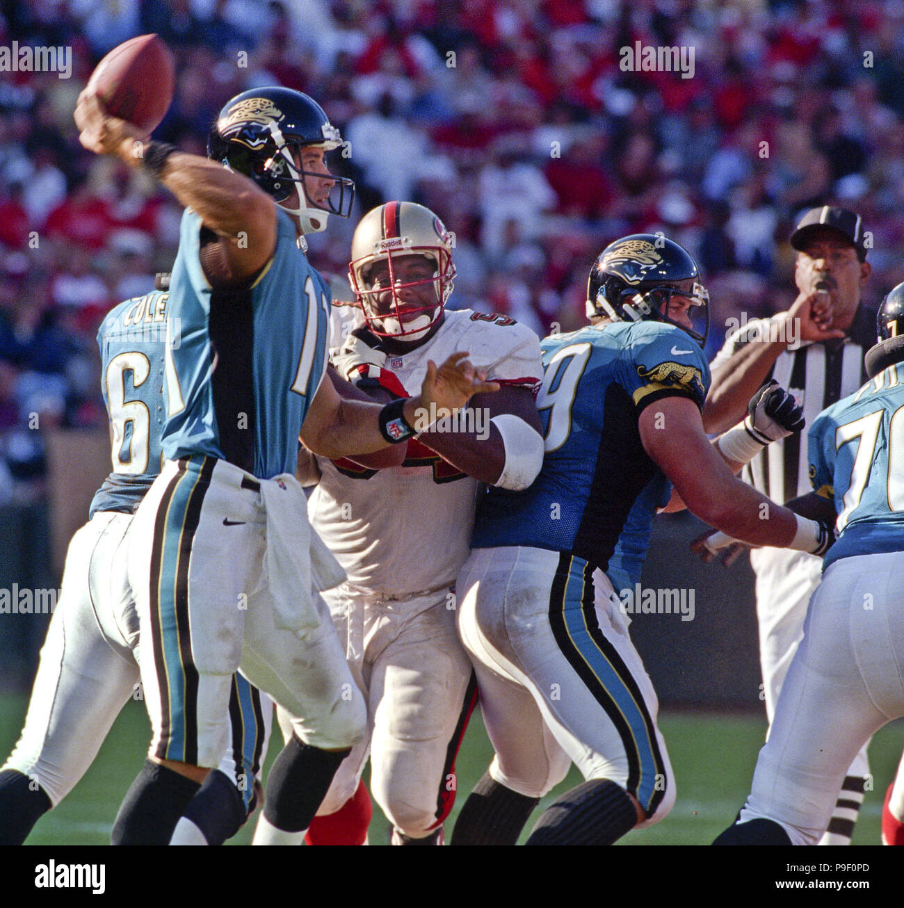 San Francisco, California, USA. 18th Aug, 1997. San Francisco 49ers vs ...
