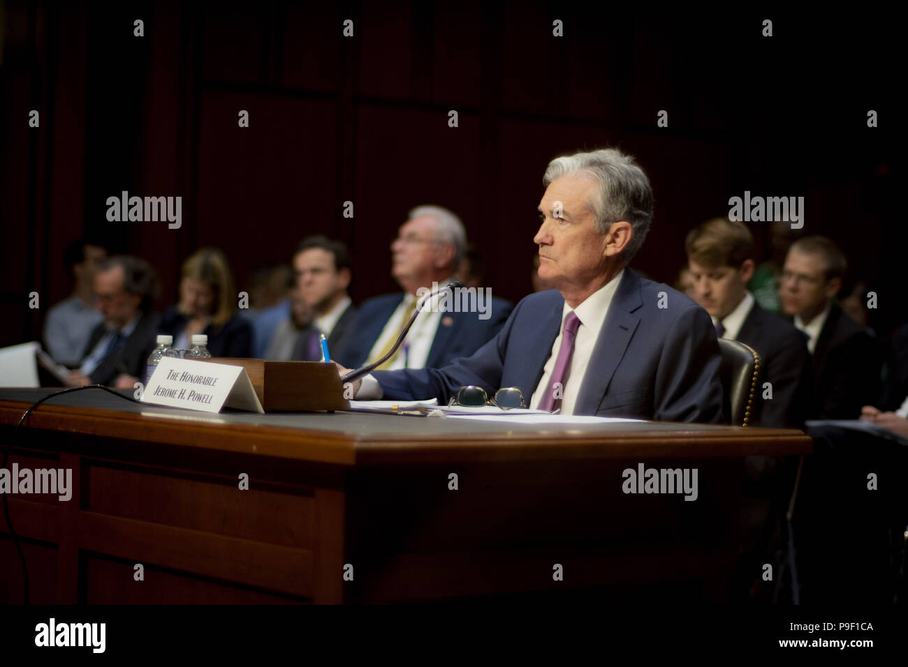 Washington, District of Columbia, USA. 17th July, 2018. Federal Reserve ...
