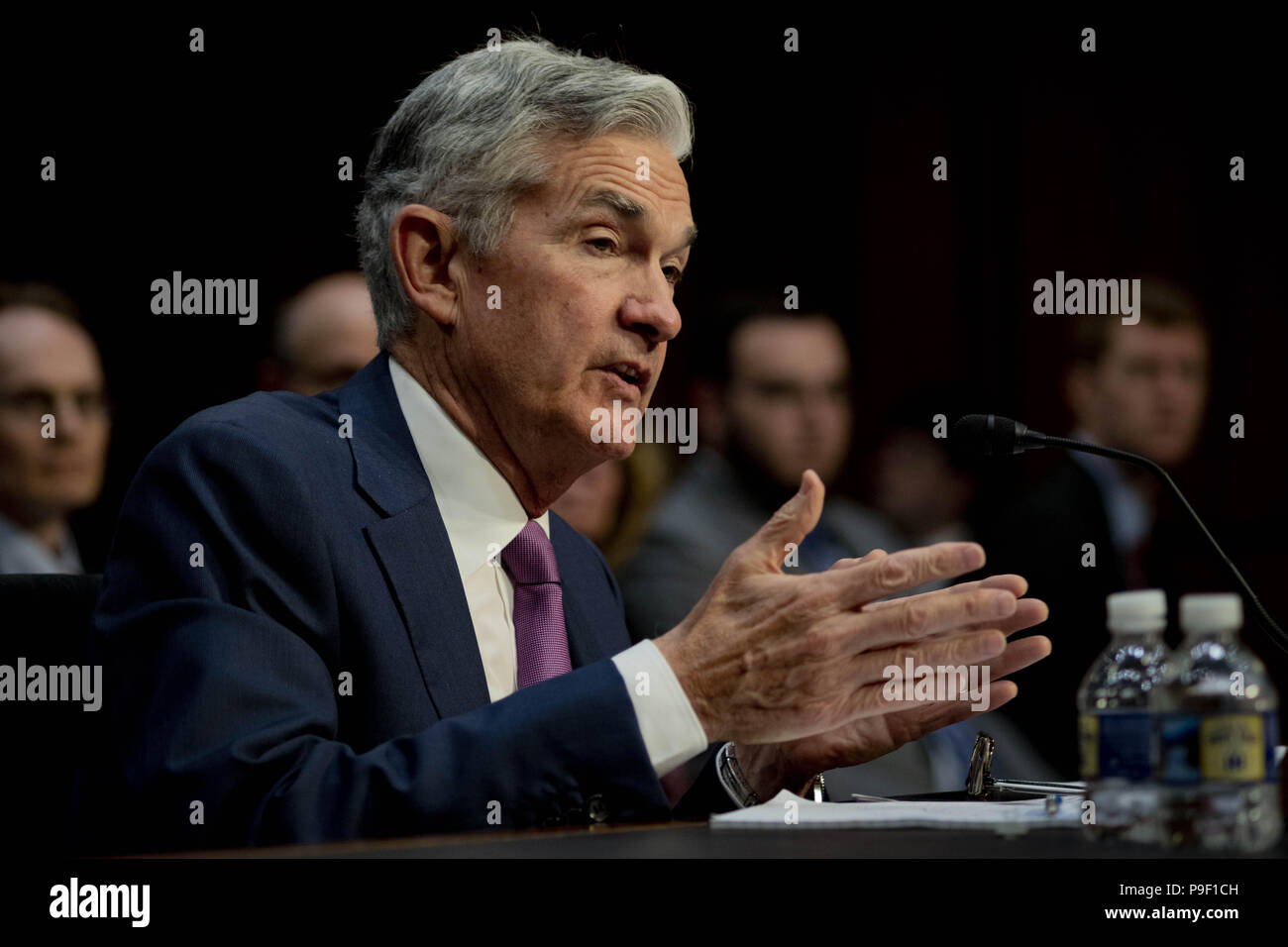 Washington, District of Columbia, USA. 17th July, 2018. Federal Reserve ...