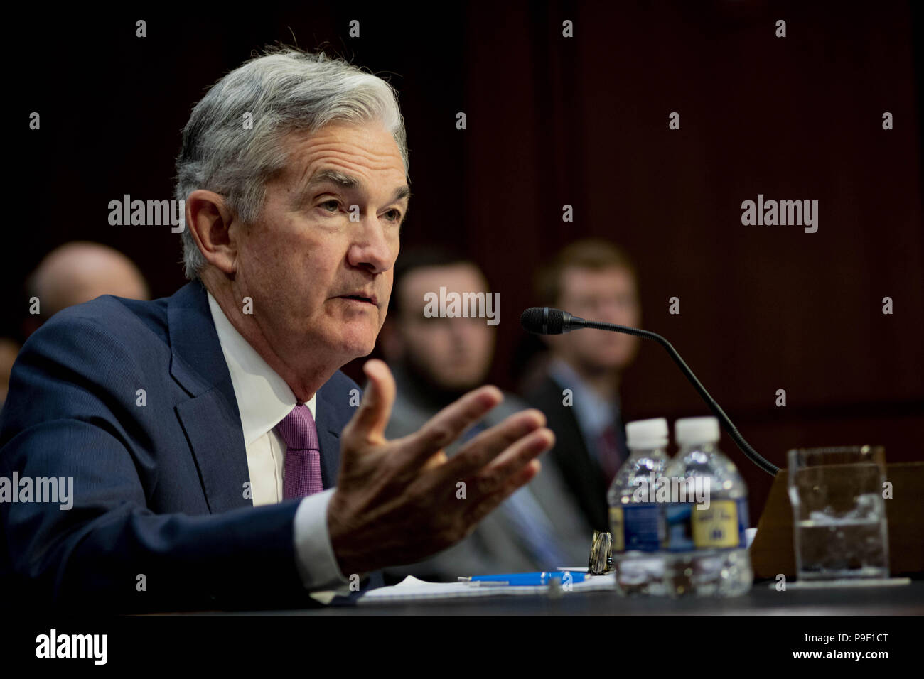 Washington, District of Columbia, USA. 17th July, 2018. Federal Reserve ...