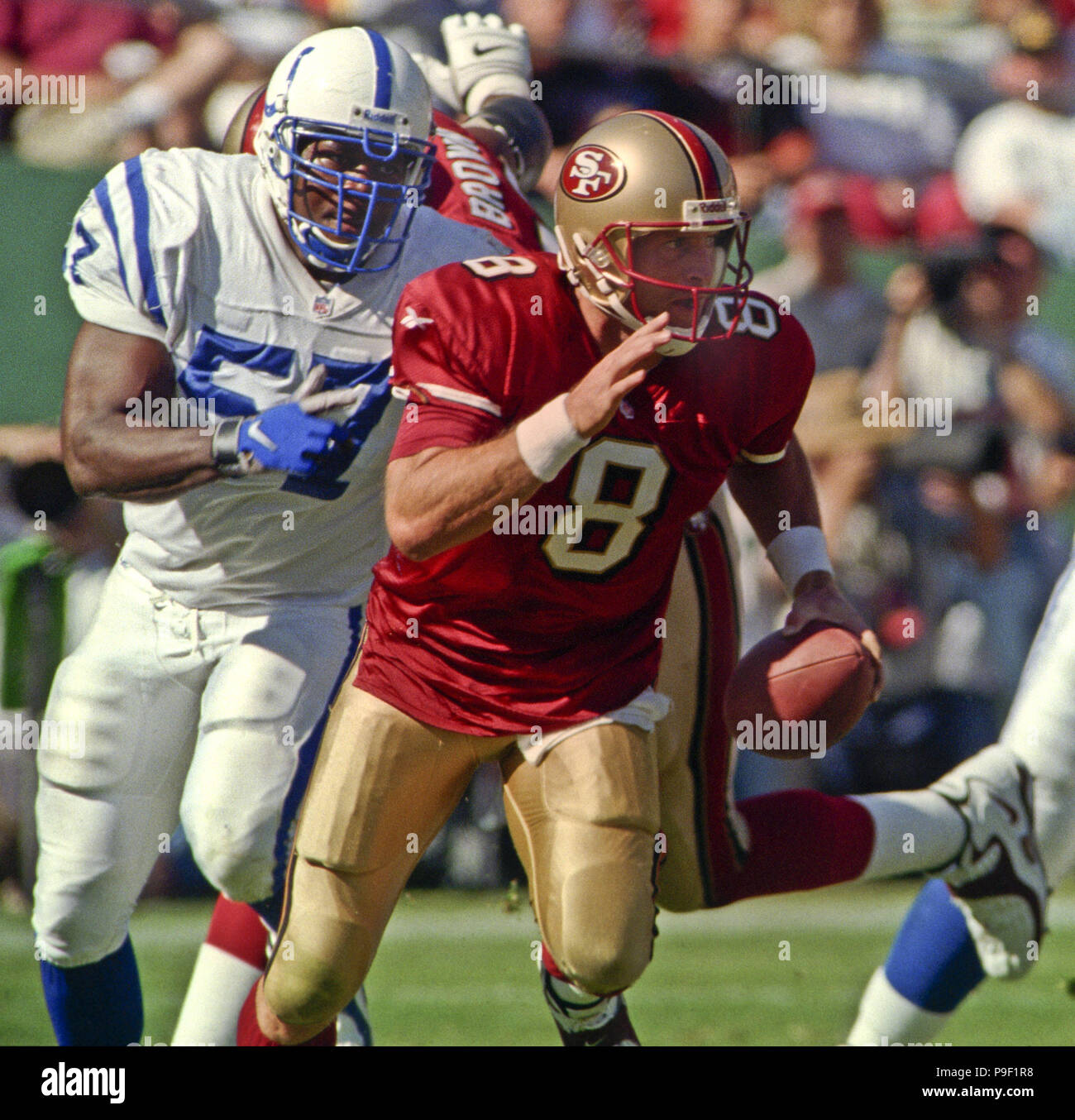 San Francisco, California, USA. 18th Oct, 1998. San Francisco 49ers vs ...