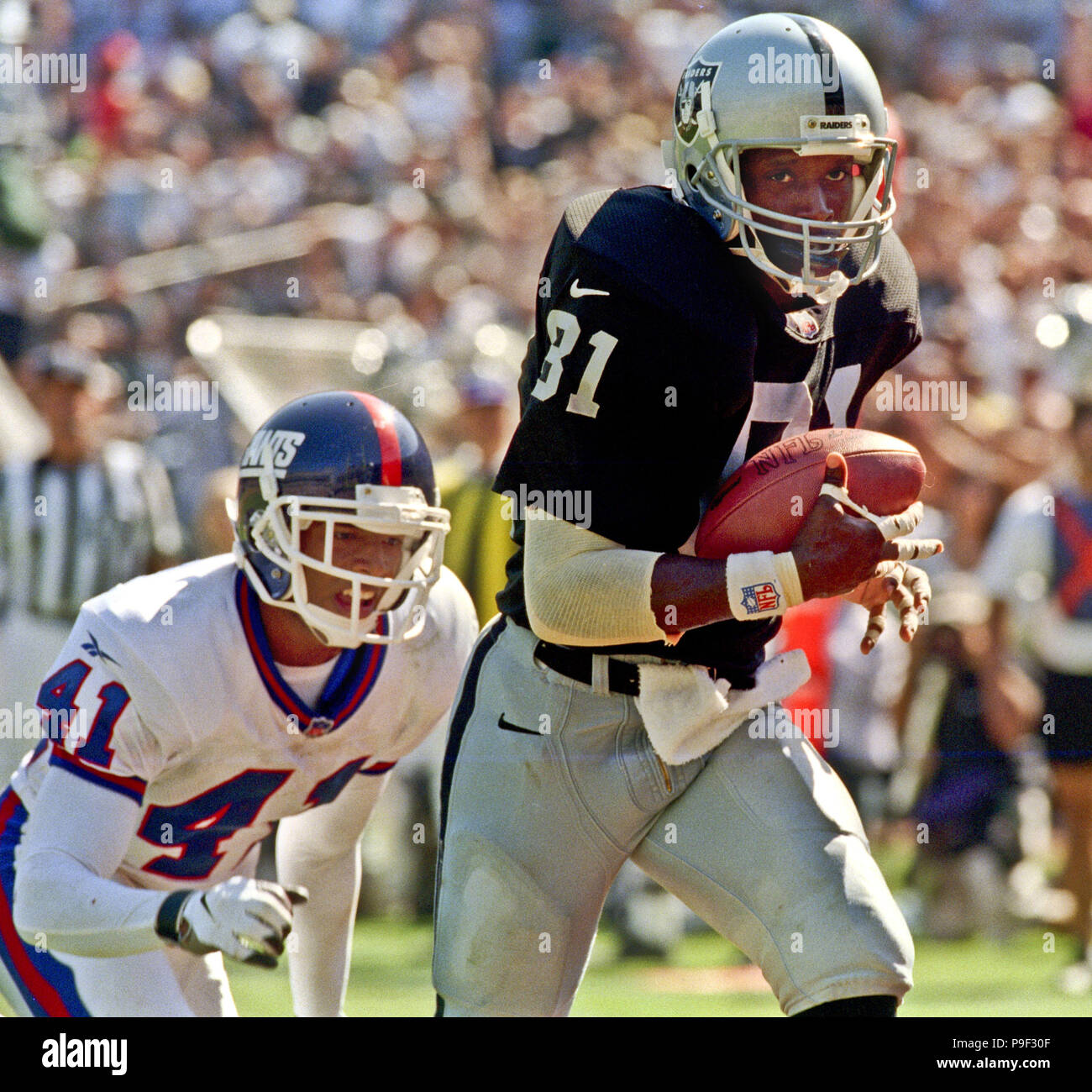 Oakland, California, USA. 13th Sep, 1998. Oakland Raiders vs. New York ...