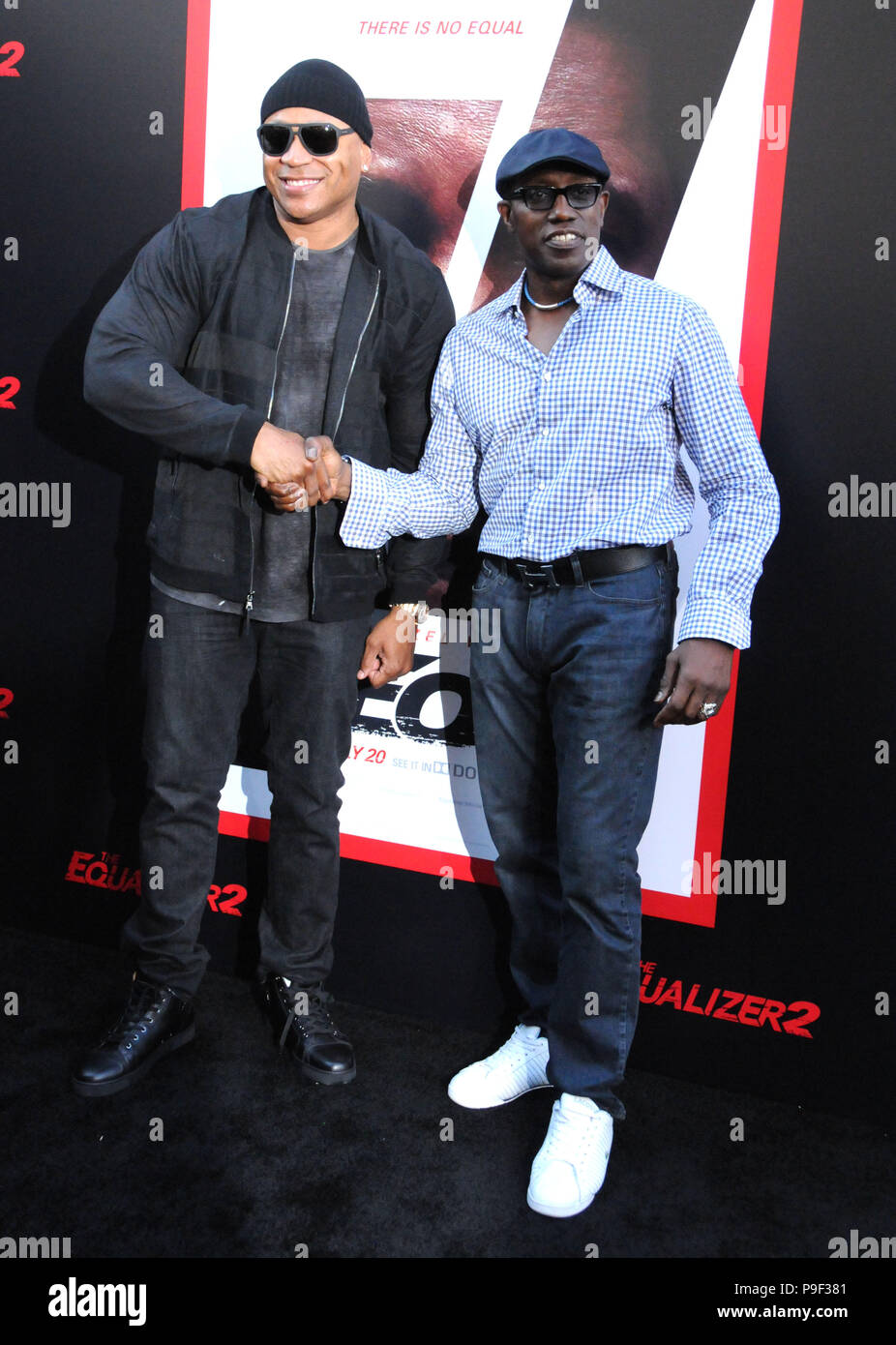 Los Angeles, California, USA. 17th July, 2018. (L-R) Rapper/actor LL ...