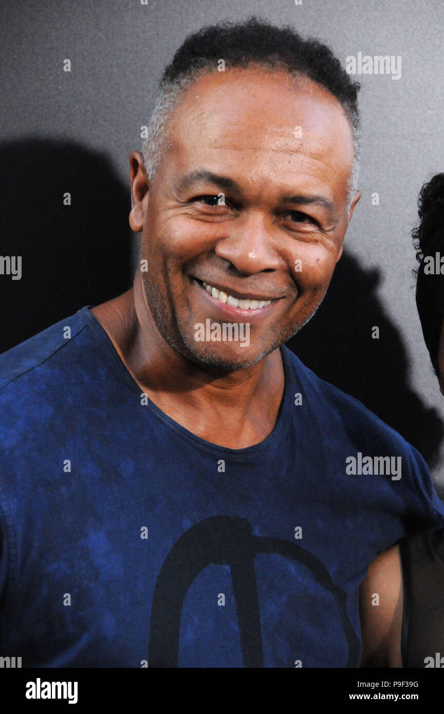 Los Angeles, California, USA. 17th July, 2018. Singer Ray Parker Jr ...