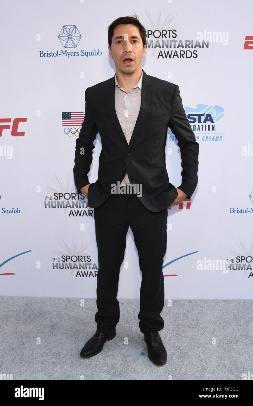 Los Angeles, California, USA. 17th July, 2018. JUSTIN LONG attends the ...