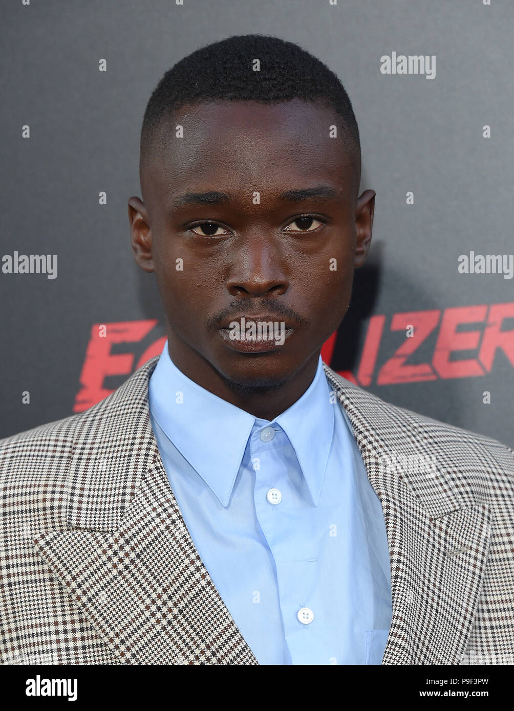 Hollywood, California, USA. 17th July, 2018. Ashton Sanders arrives for ...