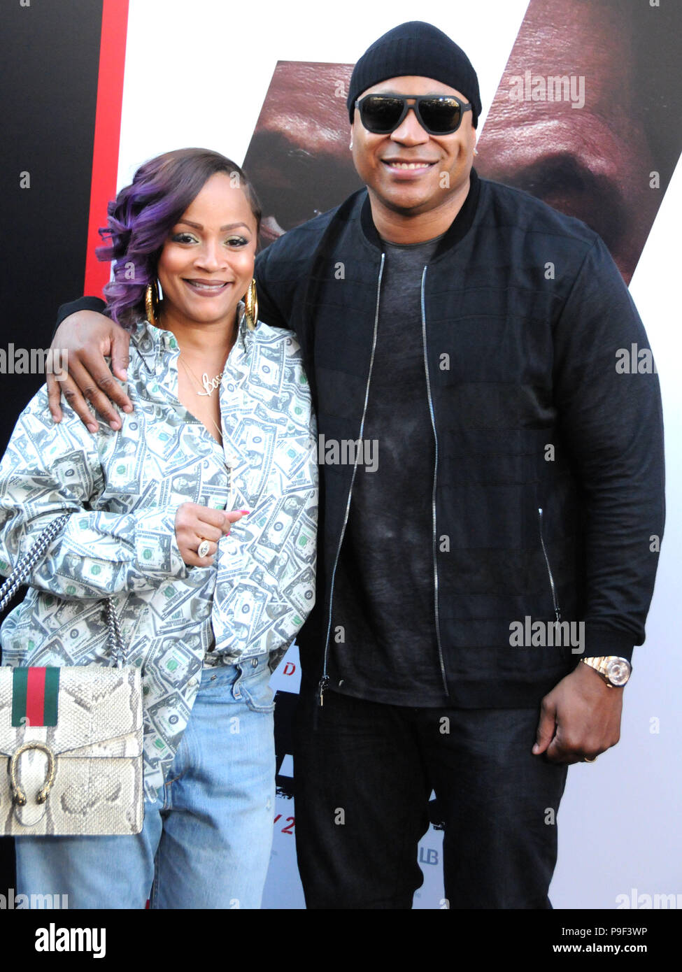 Los Angeles, California, USA. 17th July, 2018. Simone Smith and Rapper ...