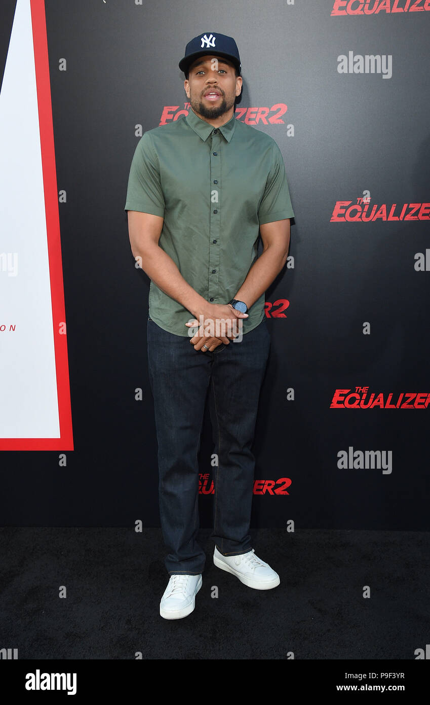 Hollywood, California, USA. 17th July, 2018. Michael Ealy arrives for ...