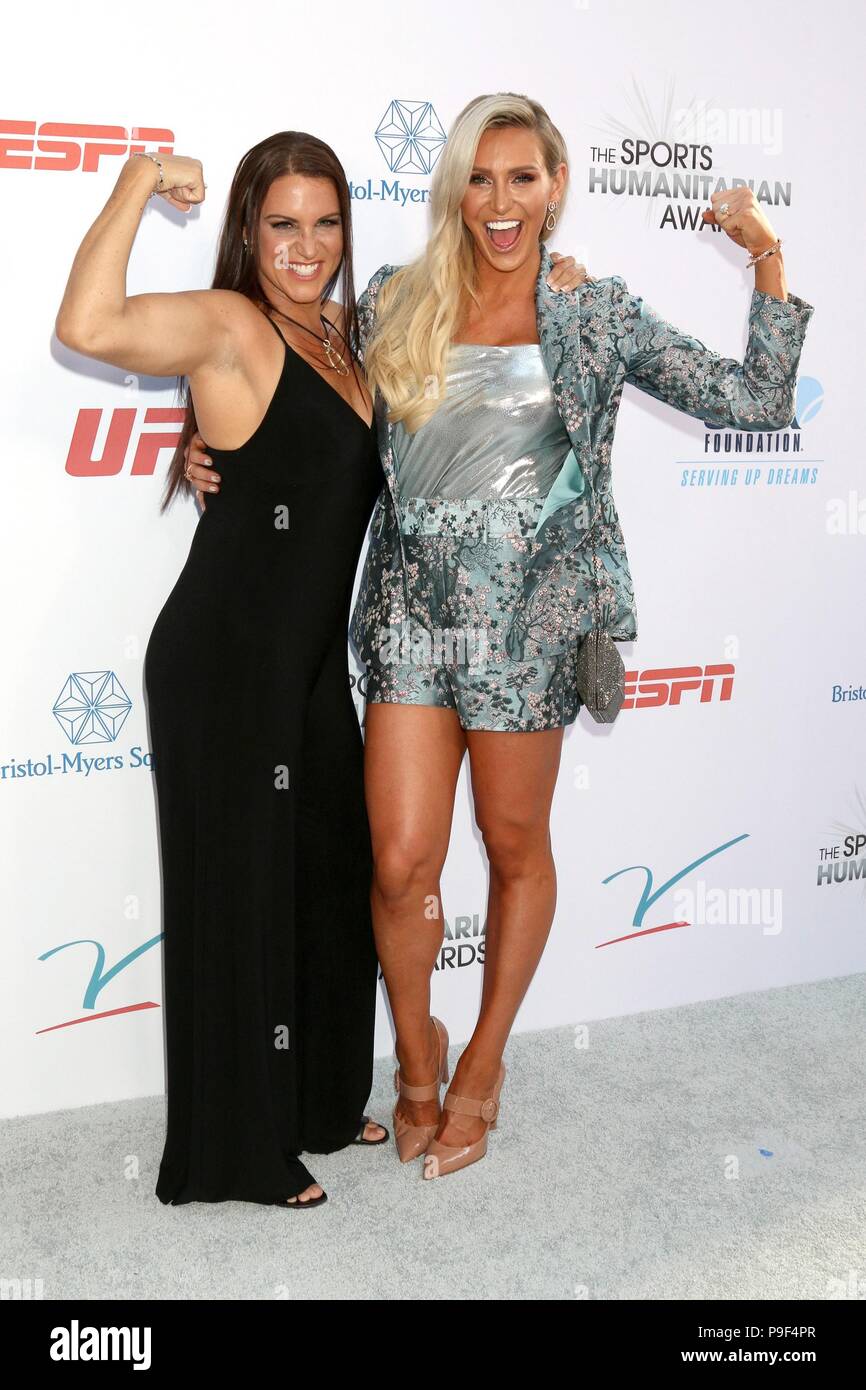 Stephanie mcmahon charlotte flair hi-res stock photography and images ...