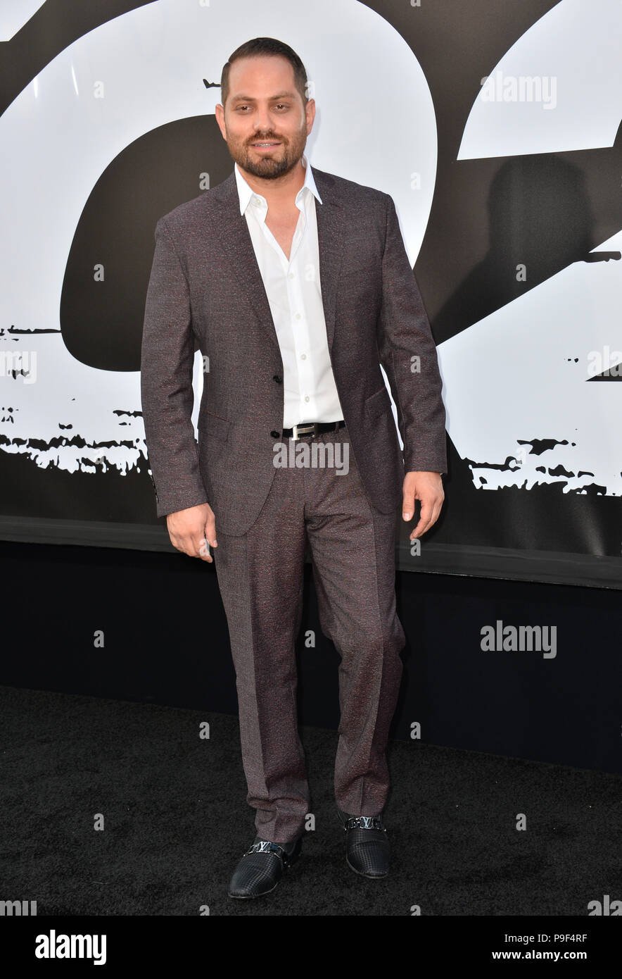 Los Angeles, USA. 17th July 2018. Jorge Gaxiola at the premiere for ...
