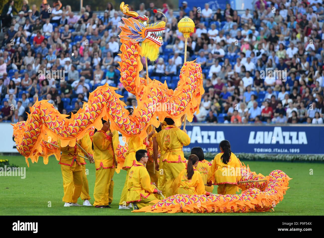 Germany, Aachen. 17th July, 2018. CHIO, Equestrian, Opening Ceremony. A ...