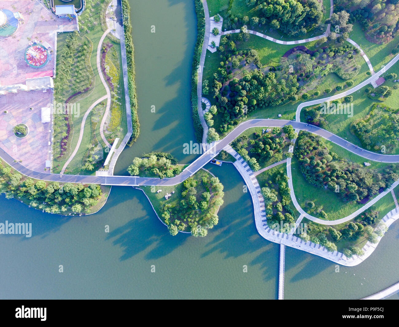 Rugao, Rugao, China. 18th July, 2018. Rugao, CHINA-Aerial photography ...