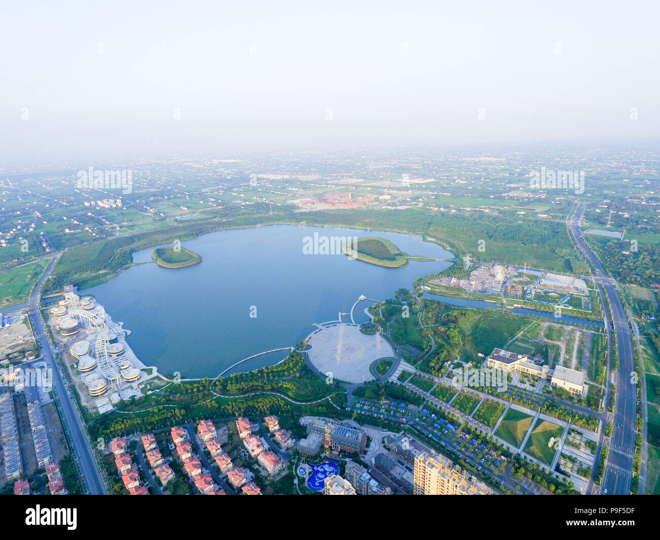 Rugao, Rugao, China. 18th July, 2018. Rugao, CHINA-Aerial photography ...