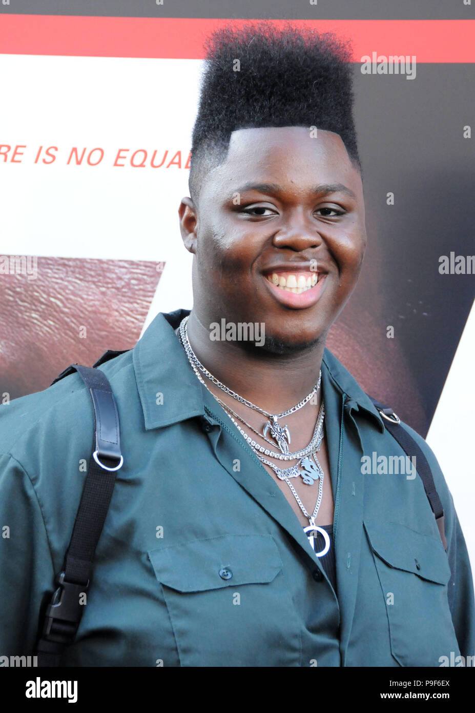 Los Angeles, California, USA. 17th July, 2018. Content creator Denzel ...