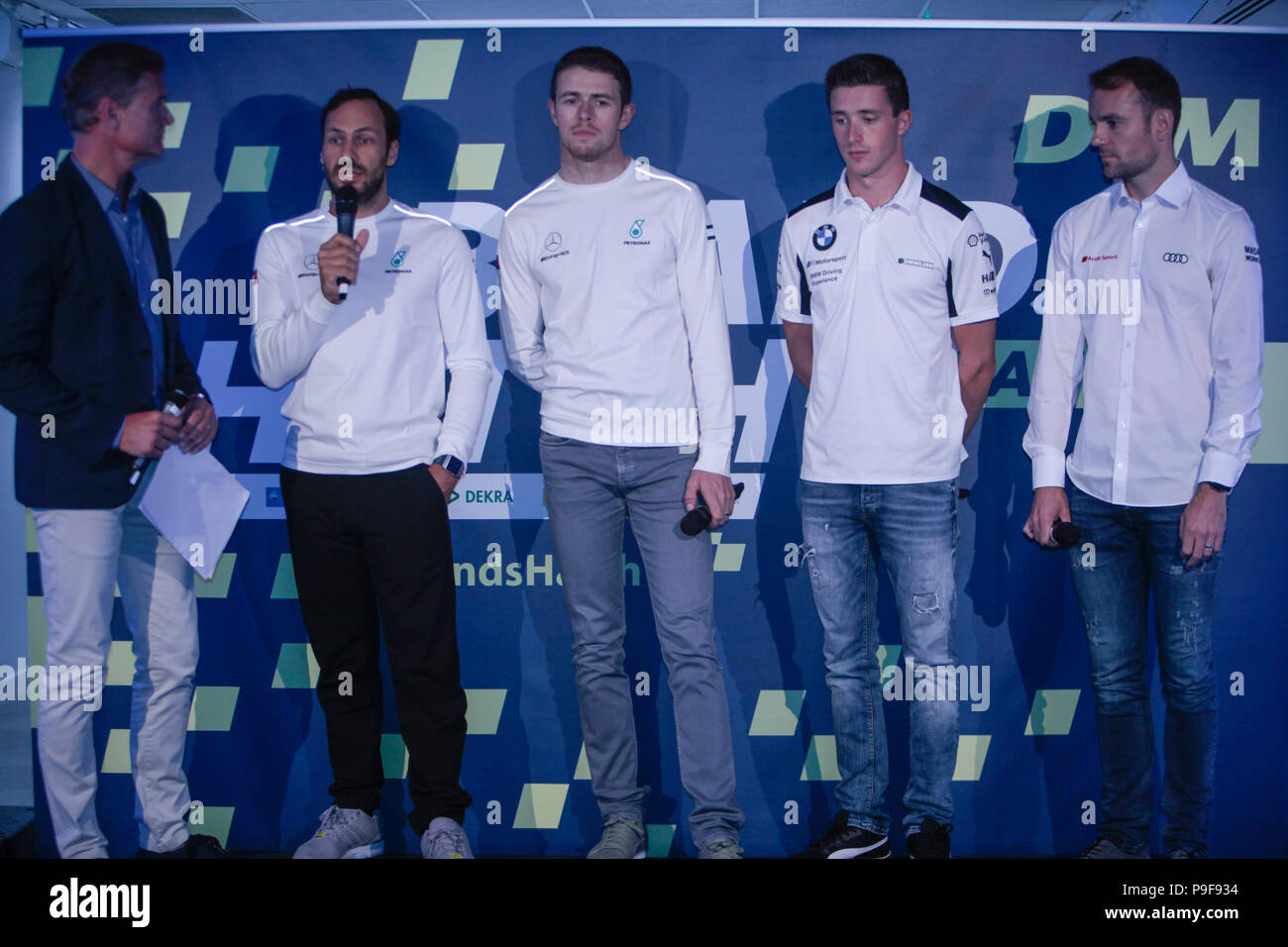 London UK 18 July 2018 former F1 driver and TV commentator David ...