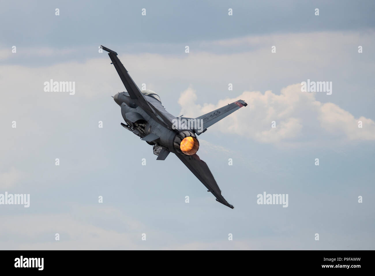 Lockheed Martin F-16 Fighting Falcon fighter jet plane of the US Air ...