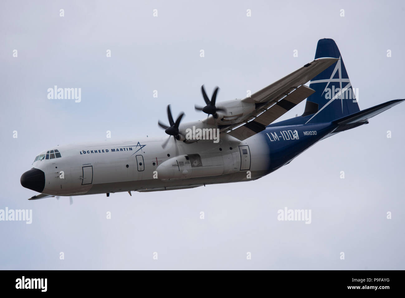 Lockheed Martin LM100J civilian Hercules transport plane at the ...