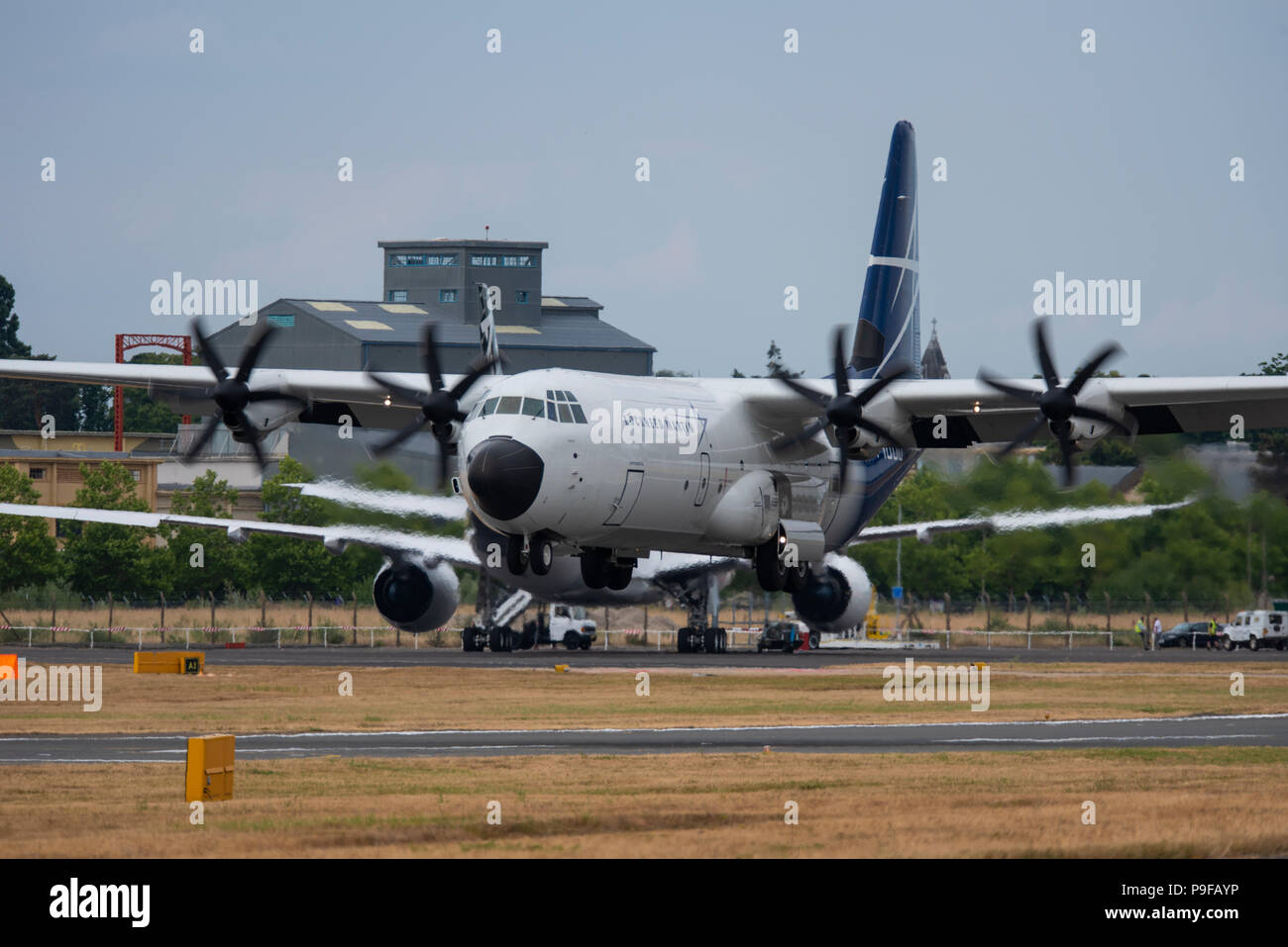 Lockheed Martin LM100J civilian Hercules transport plane at the ...