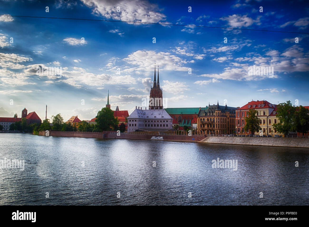 Historic architecture of the city of Wroclaw, Poland Stock Photo - Alamy