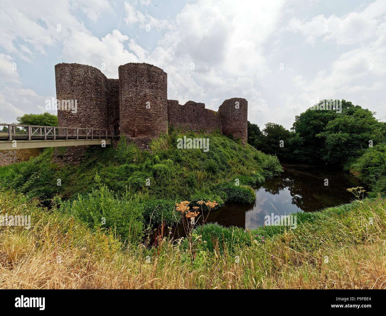 White Castle Monmouthshire. UK Stock Photo - Alamy