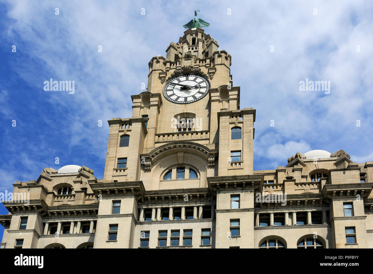 Royal Liver Building, George's Parade, Pier Head, UNESCO World Heritage ...