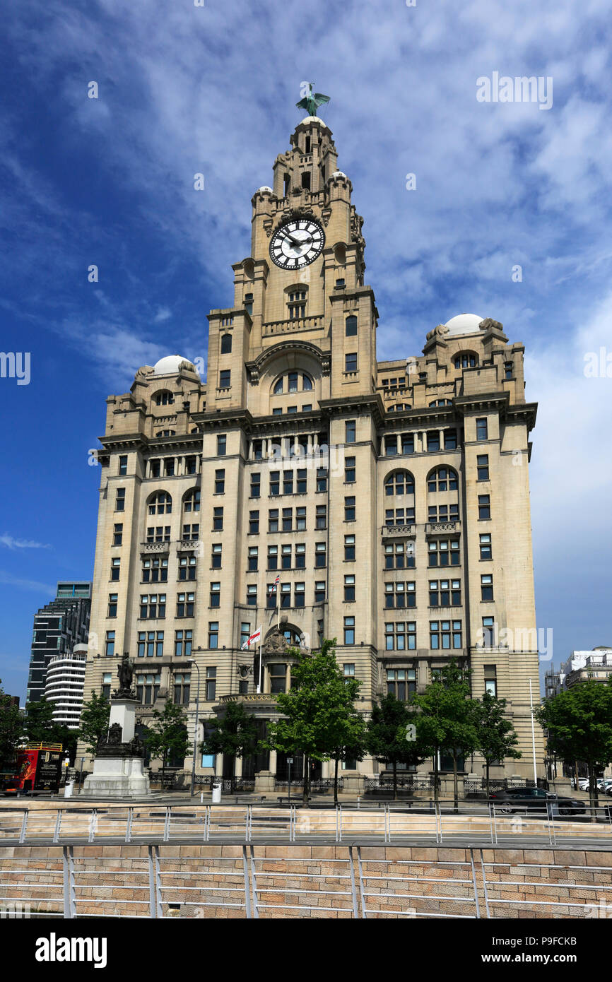 Royal Liver Building, George's Parade, Pier Head, UNESCO World Heritage ...