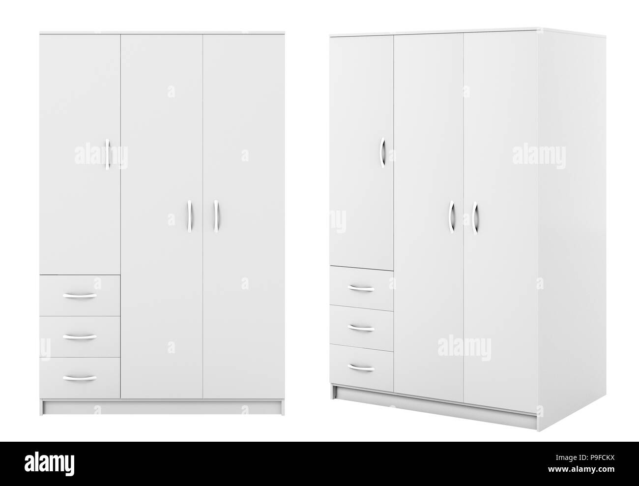 Mockup two vertical white Cut Out Stock Images & Pictures - Alamy