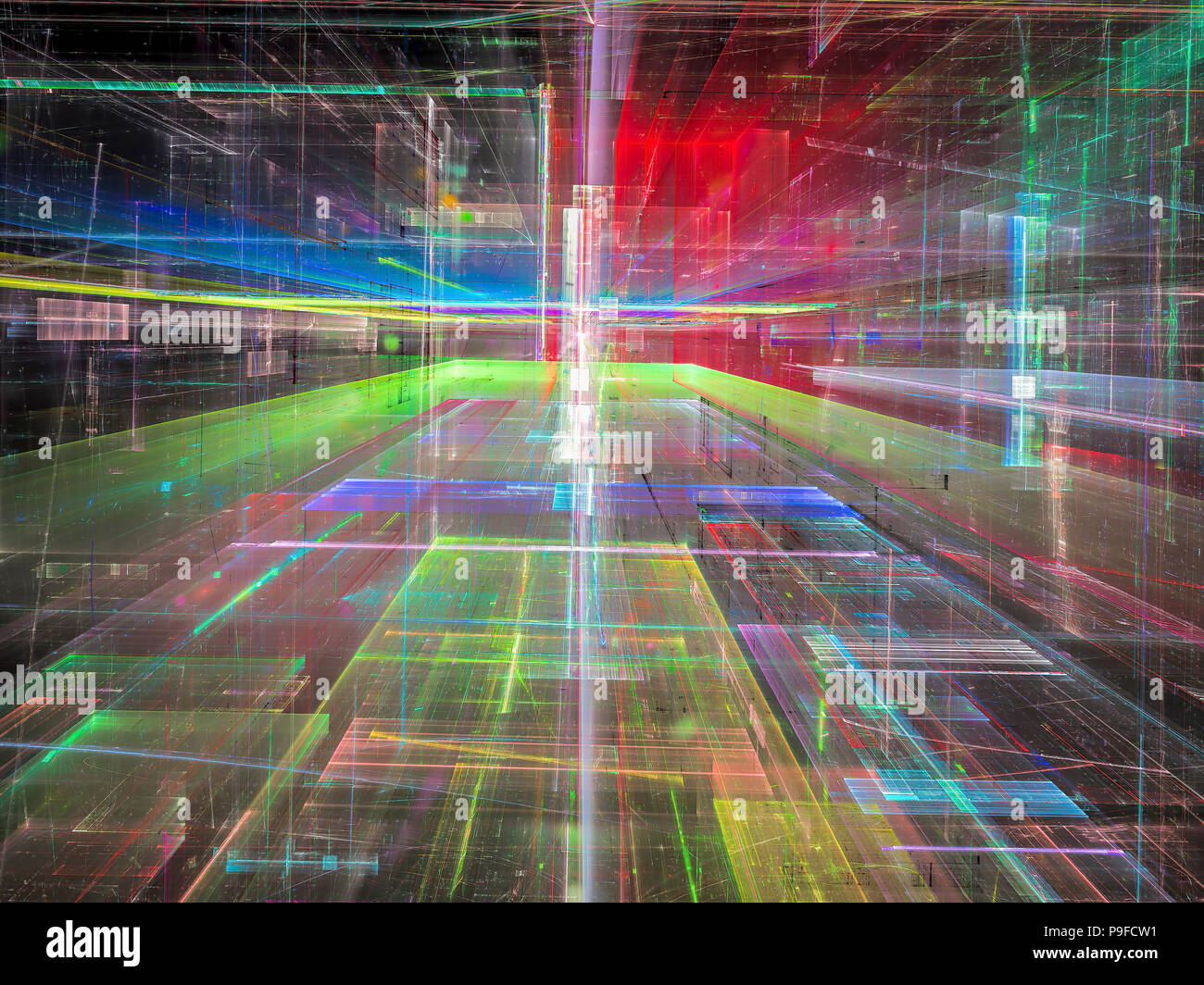 Abstract technology background - digitally generated image Stock Photo ...