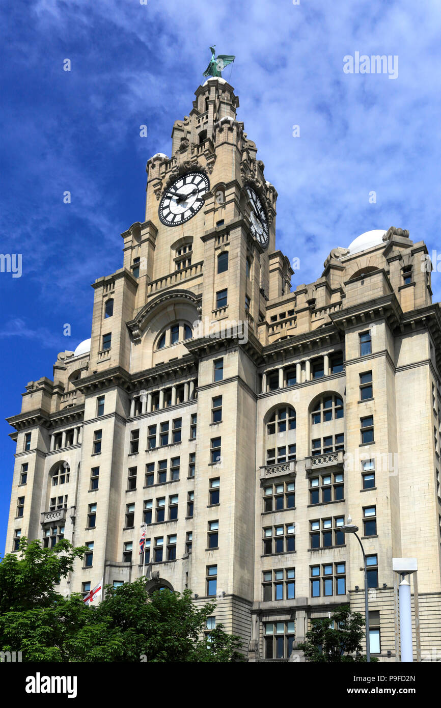 Royal Liver Building, George's Parade, Pier Head, UNESCO World Heritage ...