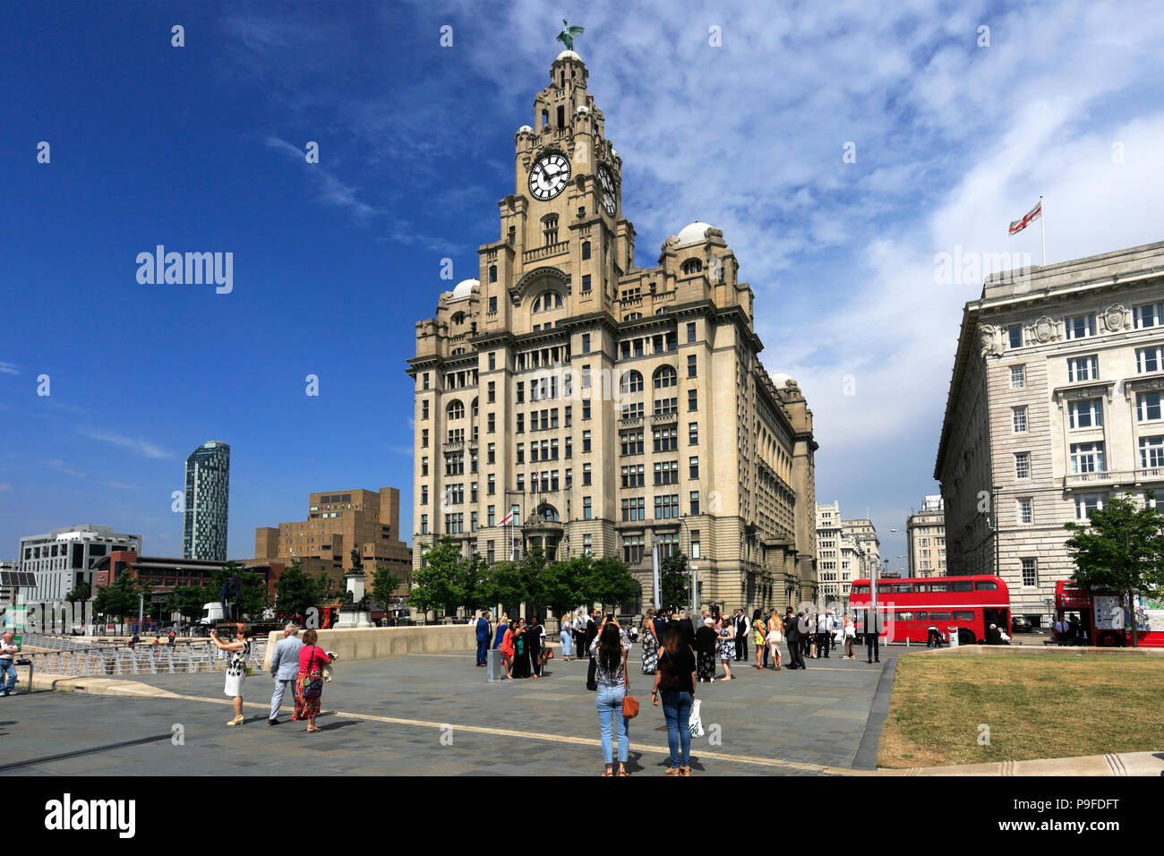 Royal Liver Building, George's Parade, Pier Head, UNESCO World Heritage ...