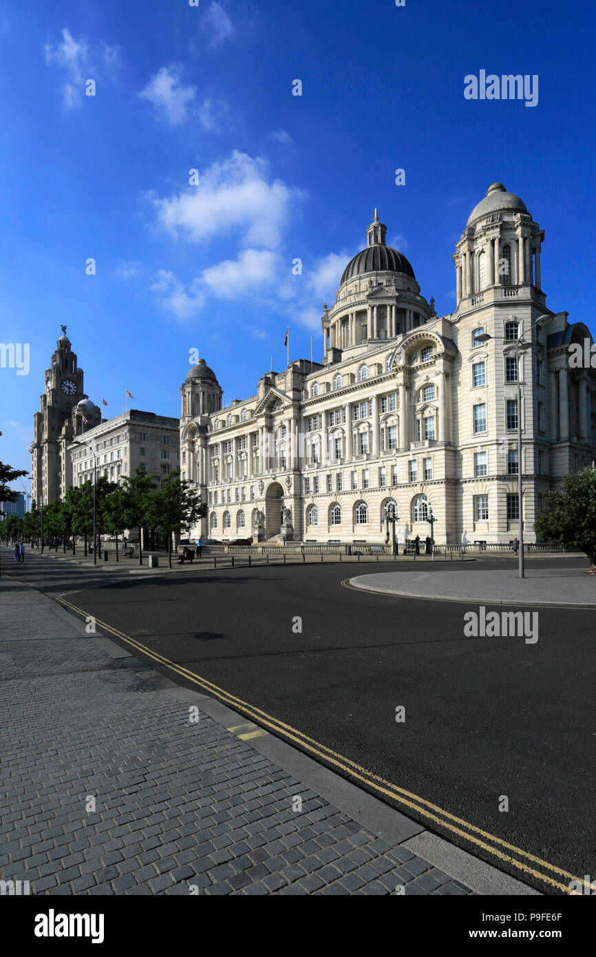 The Port of Liverpool Building, George's Parade, Pier Head, UNESCO ...