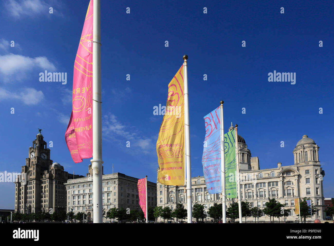 The Port of Liverpool Building, George's Parade, Pier Head, UNESCO ...