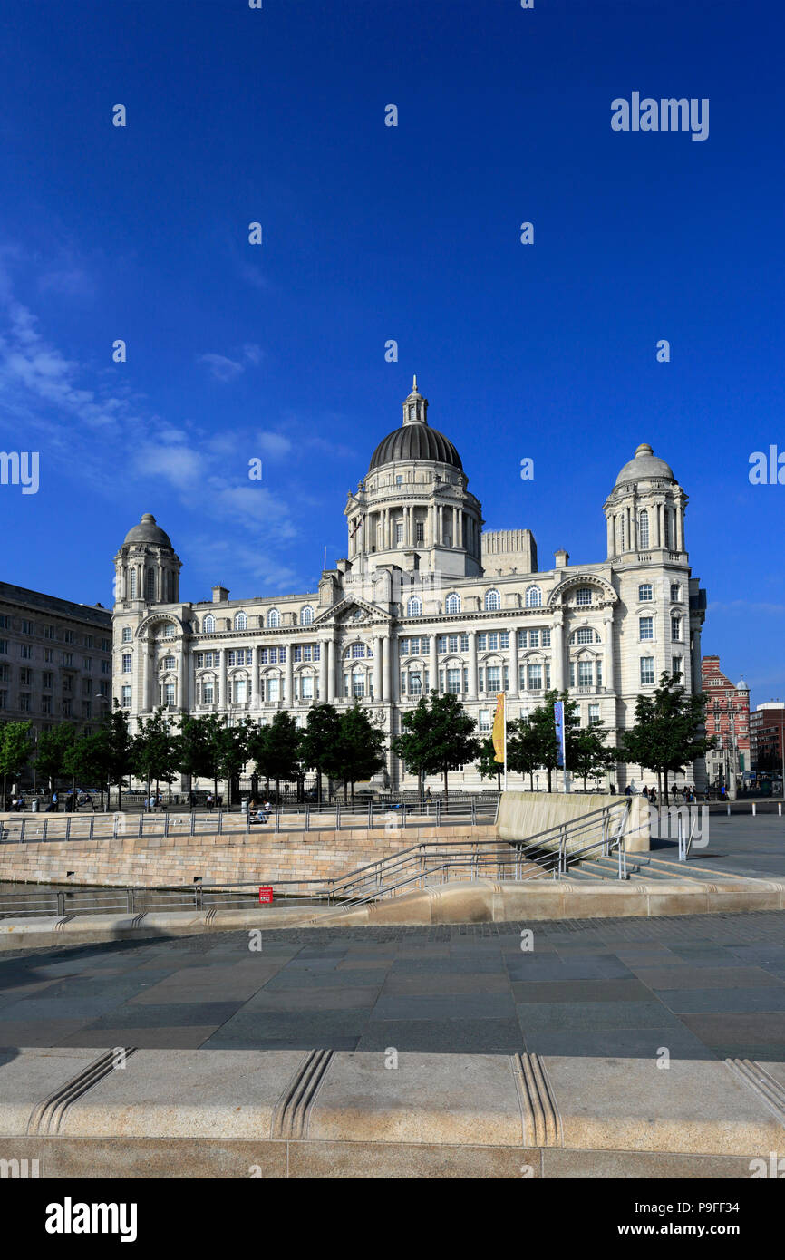 The Port of Liverpool Building, George's Parade, Pier Head, UNESCO ...