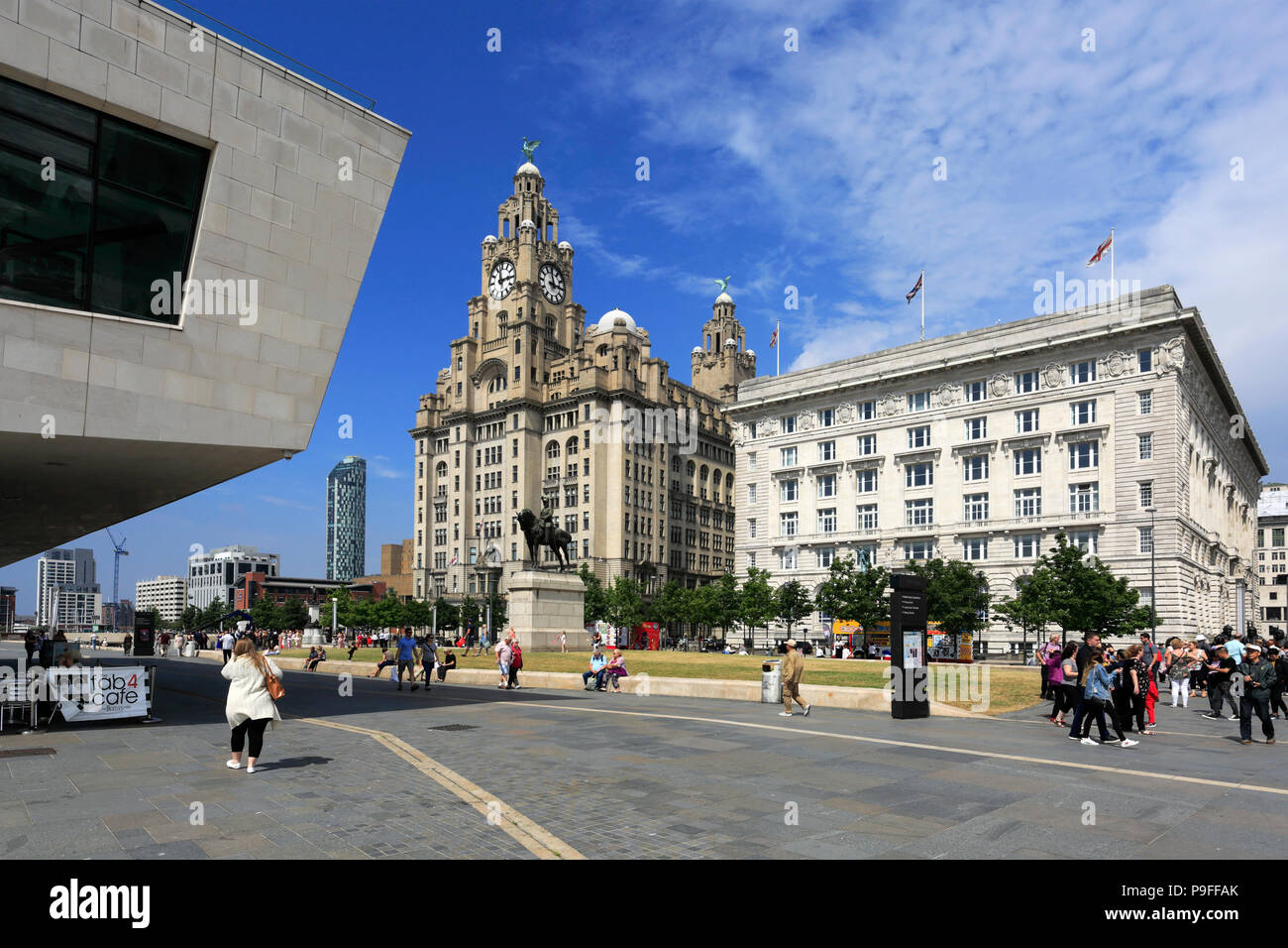 Royal Liver Building, George's Parade, Pier Head, UNESCO World Heritage ...
