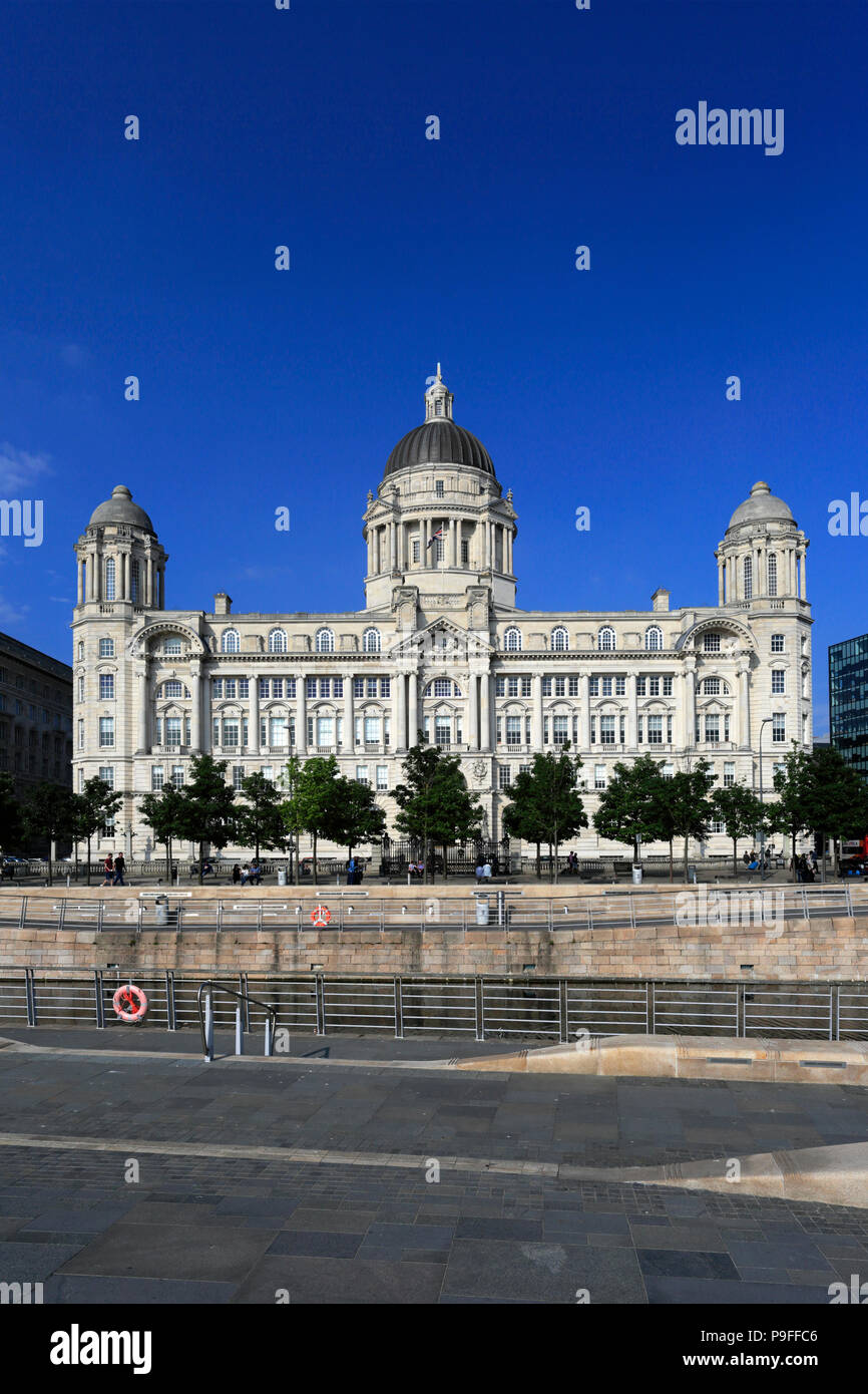 The Port of Liverpool Building, George's Parade, Pier Head, UNESCO ...