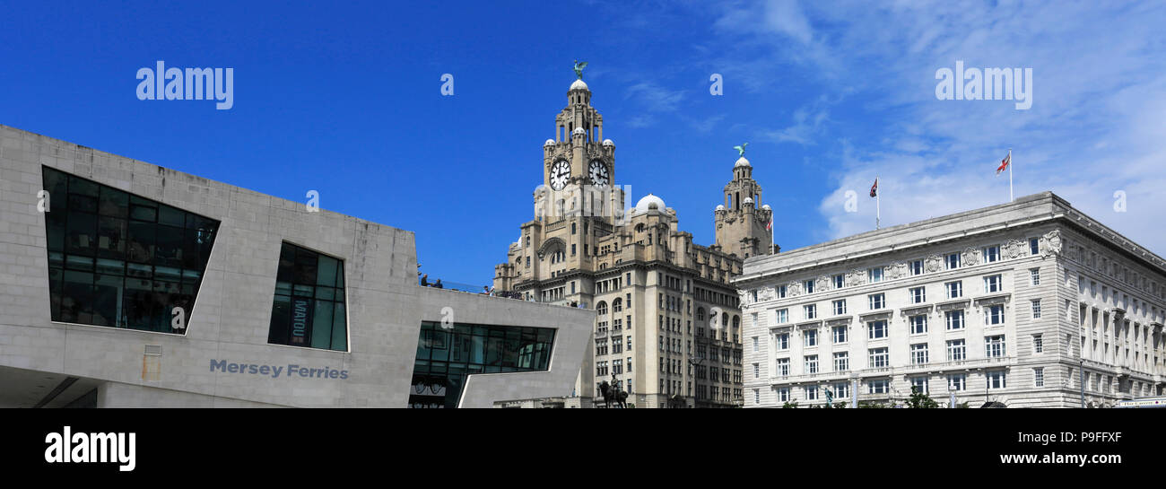 Royal Liver Building, George's Parade, Pier Head, UNESCO World Heritage ...