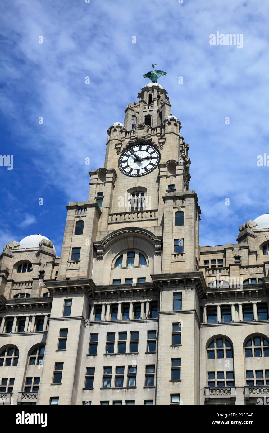 Royal Liver Building, George's Parade, Pier Head, UNESCO World Heritage ...