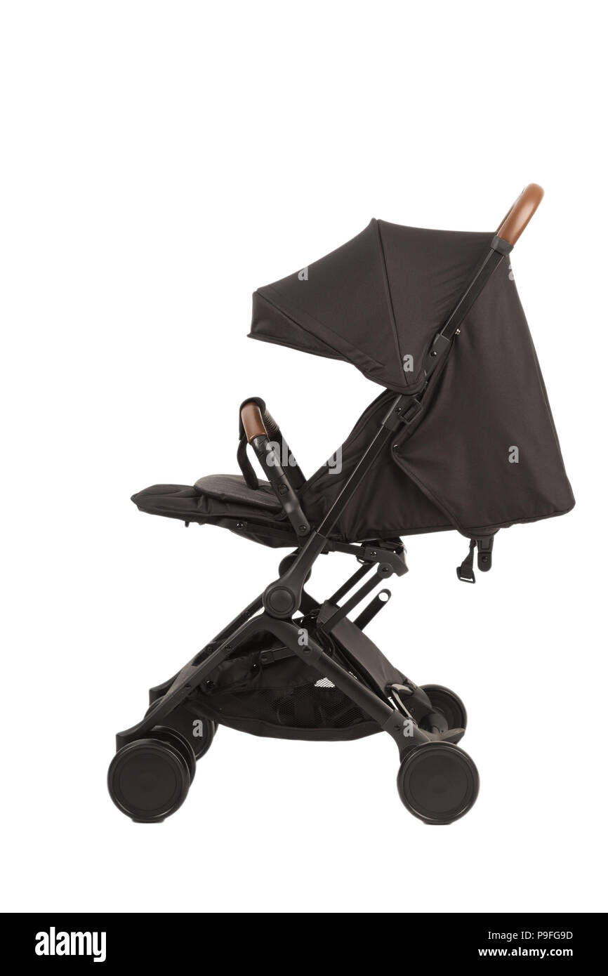 A stroller on a white background, modern design Stock Photo - Alamy