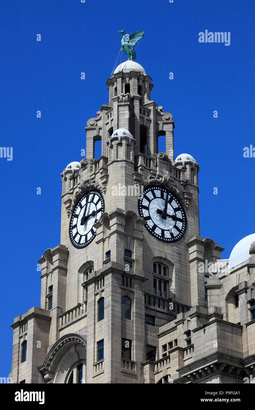 Royal Liver Building, George's Parade, Pier Head, UNESCO World Heritage ...