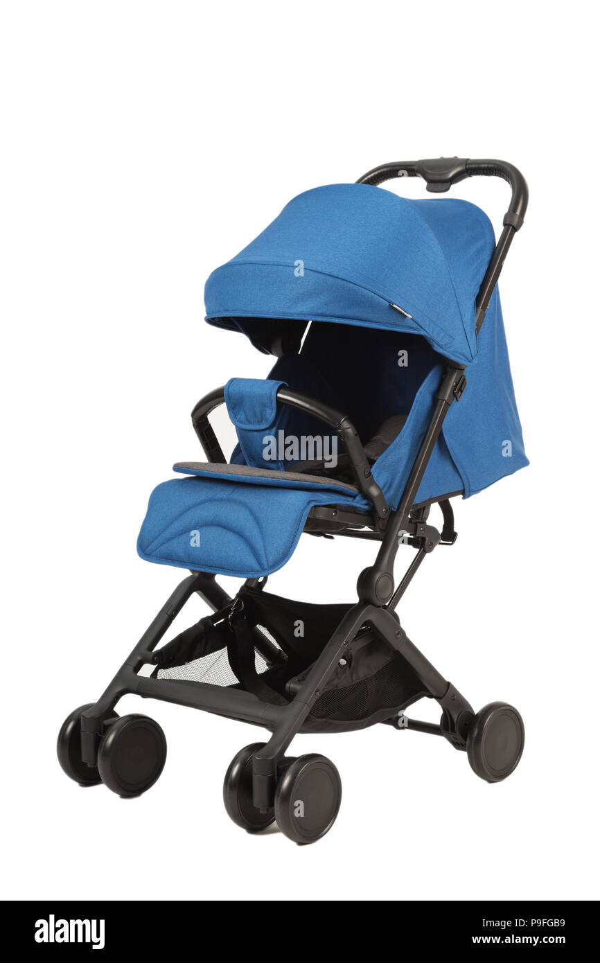 A stroller on a white background, modern design Stock Photo - Alamy