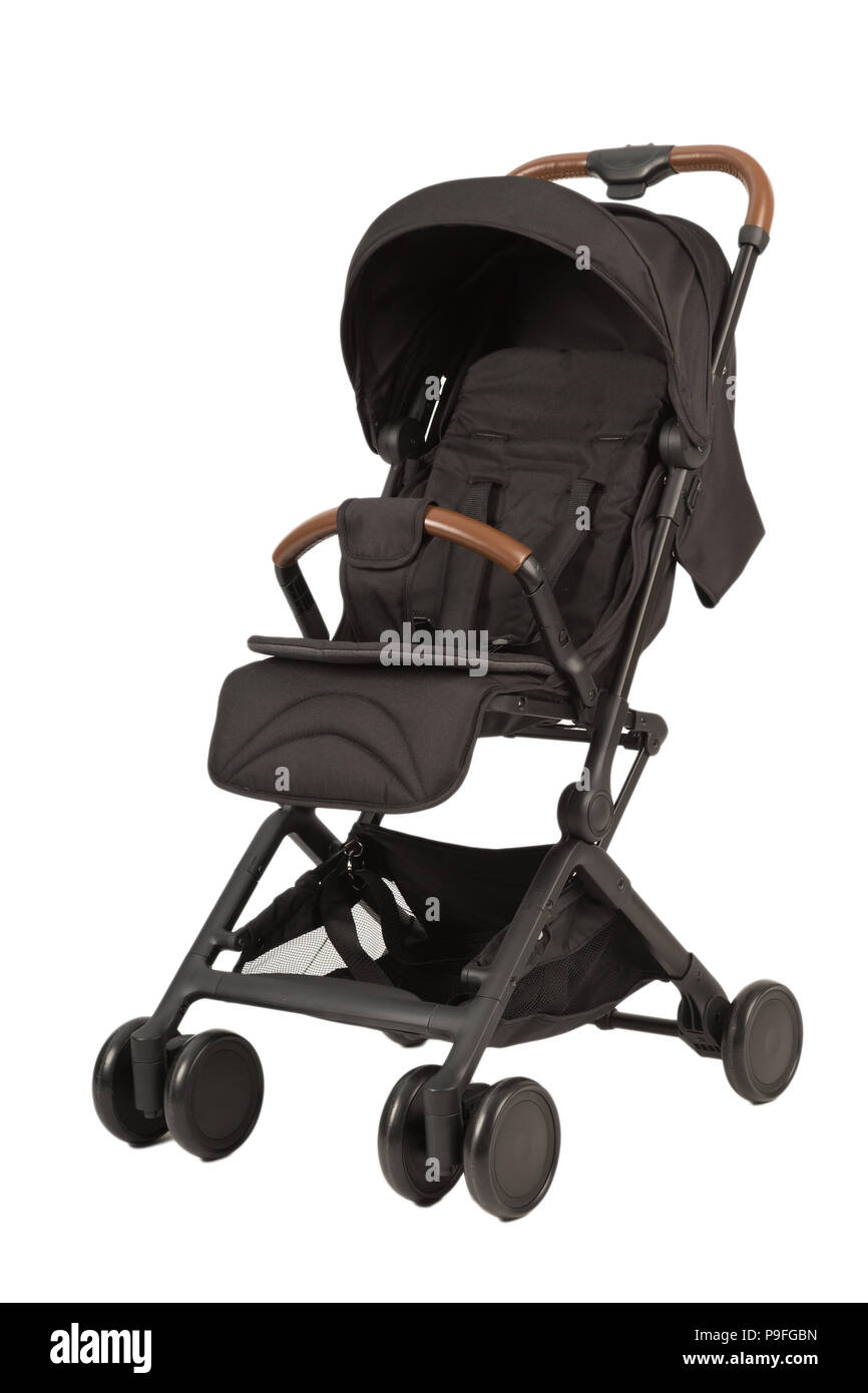 A stroller on a white background, modern design Stock Photo - Alamy