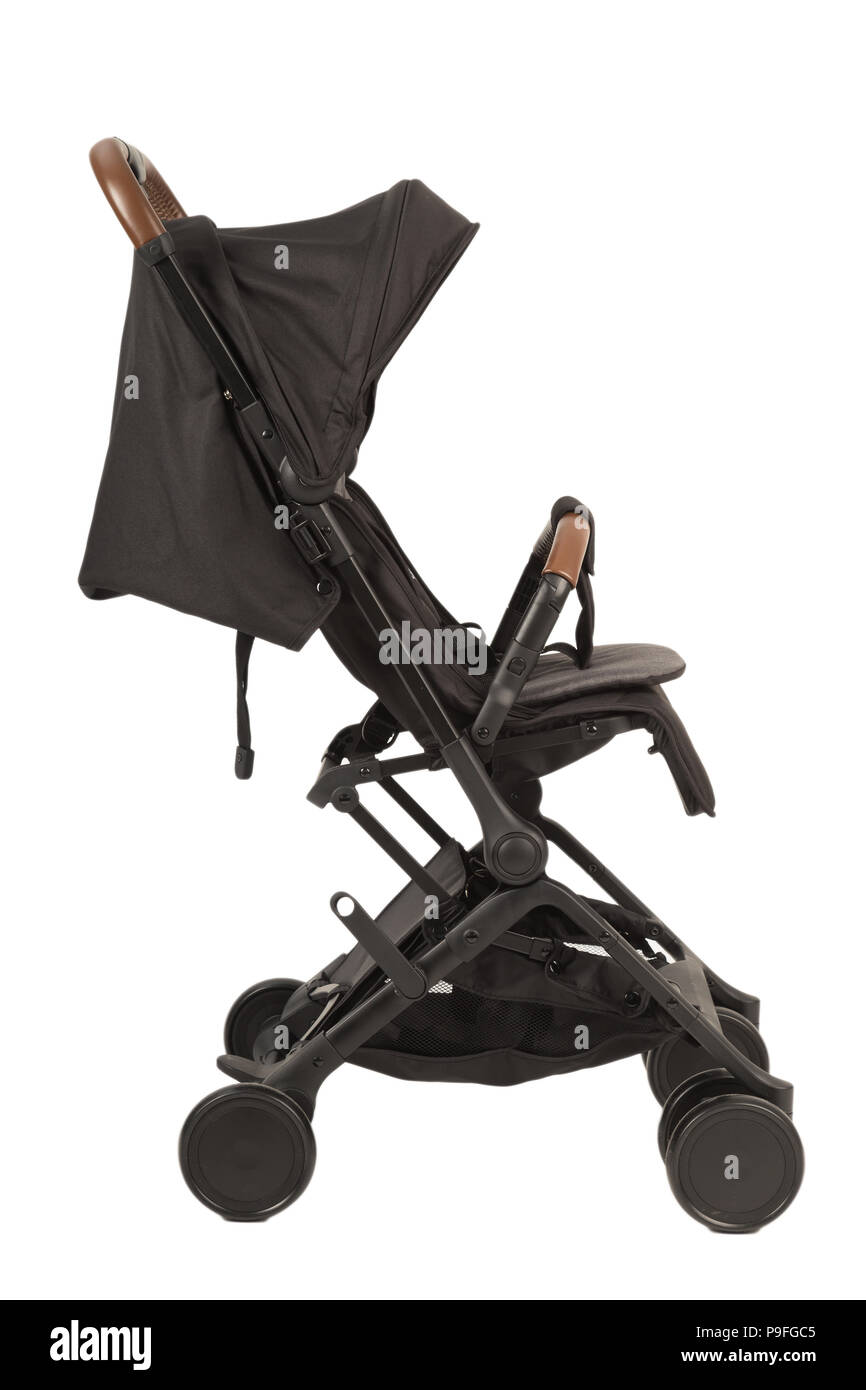A stroller on a white background, modern design Stock Photo - Alamy
