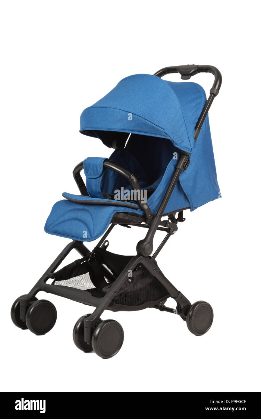A stroller on a white background, modern design Stock Photo - Alamy