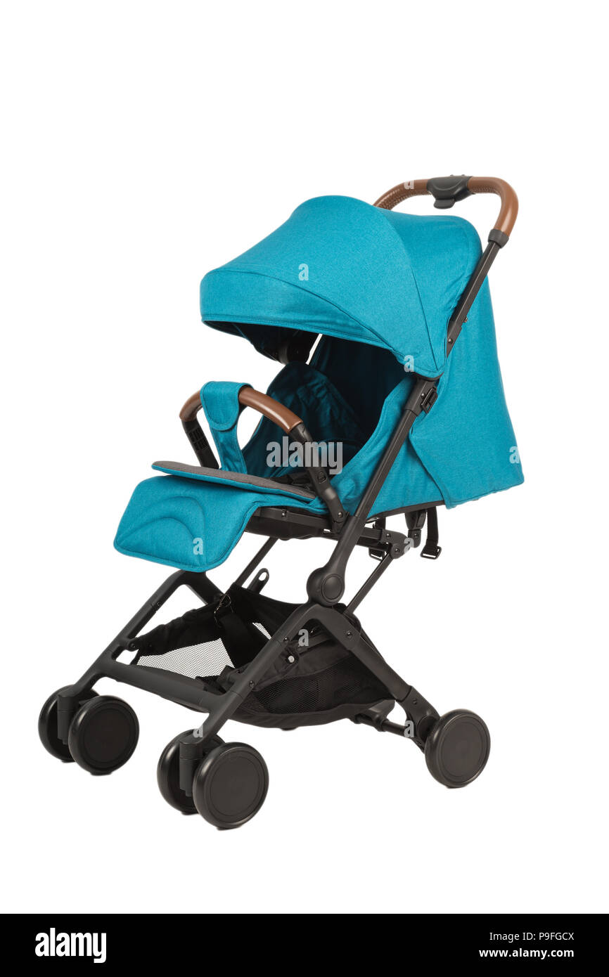 A stroller on a white background, modern design Stock Photo - Alamy