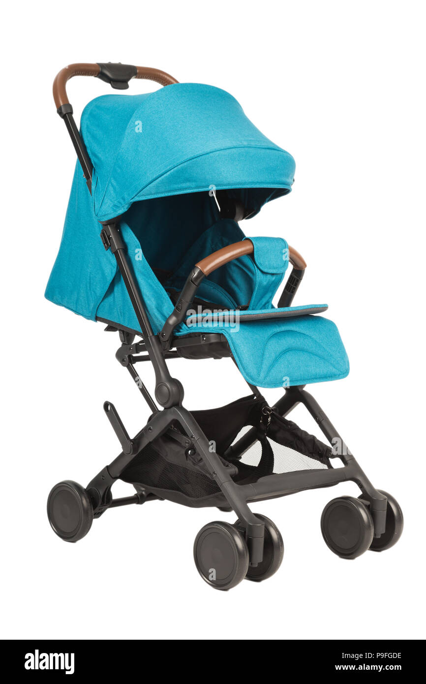 A stroller on a white background, modern design Stock Photo - Alamy