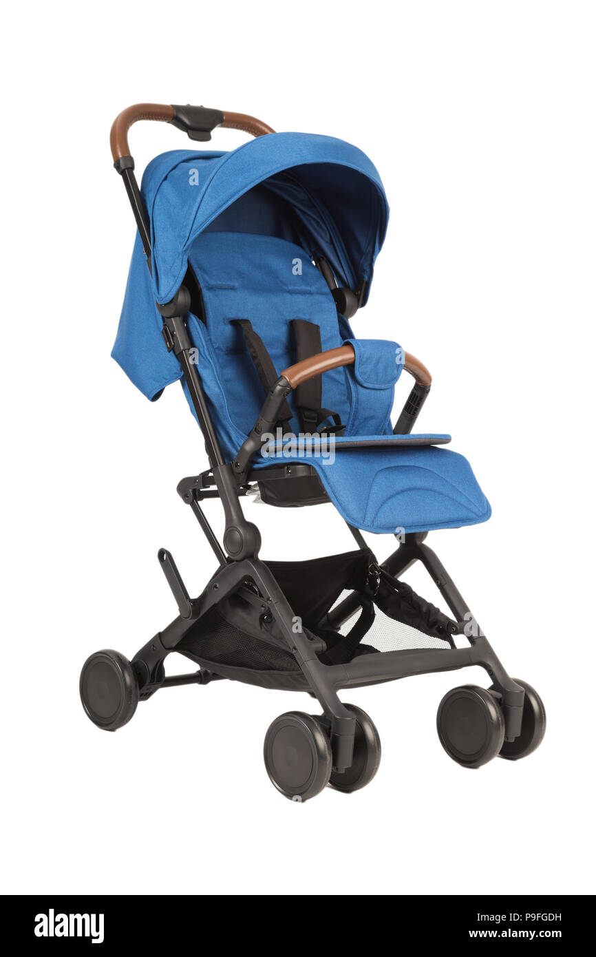 A stroller on a white background, modern design Stock Photo - Alamy